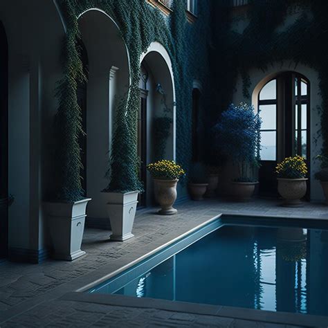 Premium Ai Image Beautiful Mansion With Classic Style Generative Ai