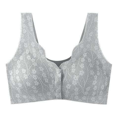 Atoysoy Plus Size Everyday Bra Wireless Lightly Breathable Push Up