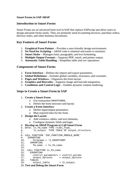 Sap Smartforms Pdf Page Layout Information Technology