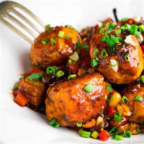 Spicy Kung Pao Turkey Meatballs Marions Kitchen Sweet And Sour