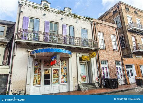 Sex Shop In A Historic Building In The French Quarter In New Orleans