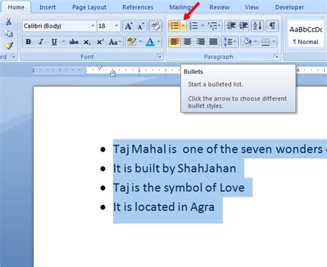 How To Use Pictures As Bullets In Word
