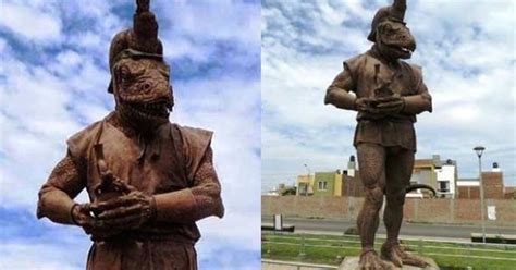 Ufo Sightings Daily Alien Statue Of A Reptilian Humanoid Found In Peru