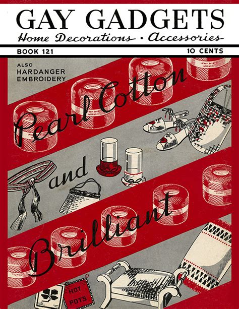 Gay Gadgets Book No 121 The Spool Cotton Company Purple Kitty