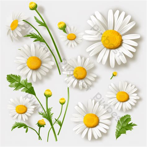 ภาพคอลเลกชันดอกเดซี่ทั่วไป เทมเพลต แบบ Psd ดาวน์โหลดฟรี Pikbest