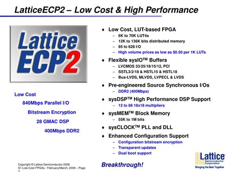 Ppt Low Cost Fpgas Powerpoint Presentation Free Download Id4600129