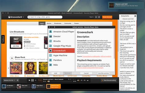 Nuvola Player 2 1 Beta 1 Released Cloud Music Player With Desktop