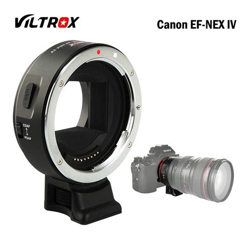 Viltrox EF-NEX IV Auto Focus Lens Mount Adapter (EF - NEX E FE ...