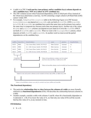 Database Design Normalization Note And Exercise PDF Databases Computer Software And
