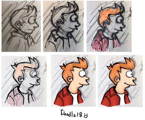 Frysketch From Sketch Booklineworkcolouretc By Doodlz18 On