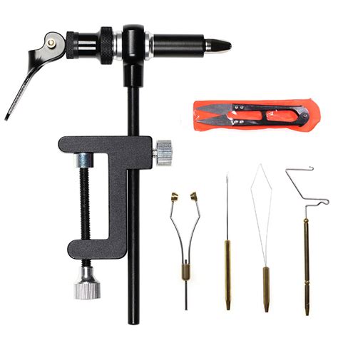 Flyflise Fly Tying Tools Combo Kit Fly Tying Vise Bobbin Holder