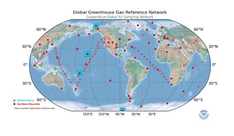 Global Mean Methane At The Earths Surface From Noaas Global