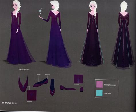 Frozen 2 Elsas Outfits Concept Art Including Her Fifth Element White