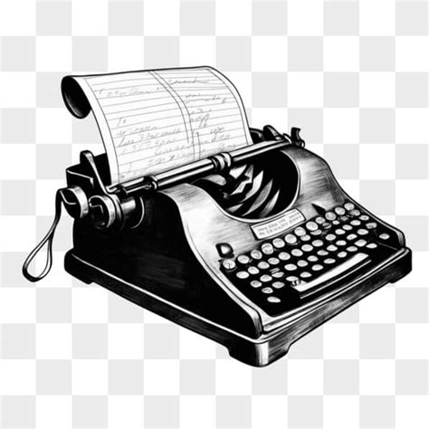Download Vintage Typewriter With Handwritten Notes Sketches Online