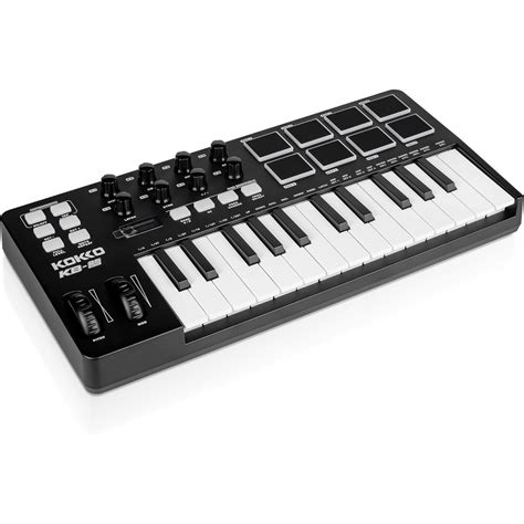 Kokko Midi Keyboard Mini Kb 25 25 Key Midi Controller With 8 Backlit