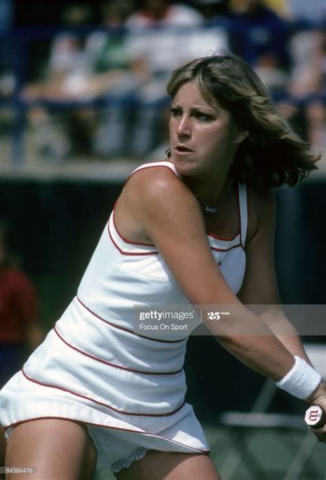 ニュース写真 Tennis Player Chris Evert Of The Usa Plays Tennis Players