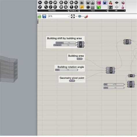 Creating A Parameter For Each Floor Rotation And The Main Building