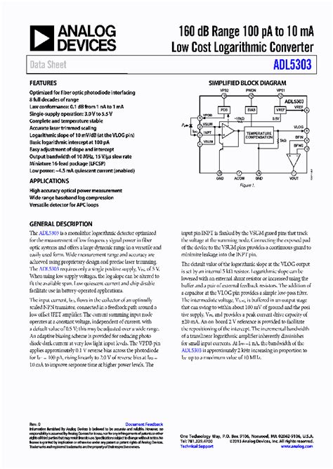 adl5303 evalz 6241480 pdf datasheet download ic on line