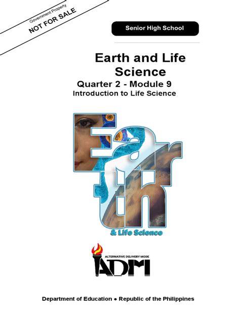 Earth Life Science Module 9 Second Quarter 1 Pdf Cell Biology