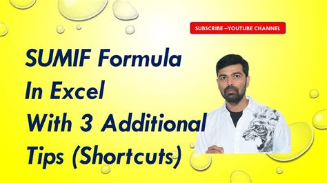 how to use sumif formula and bonus🥴 3 tips for your day to day tasks