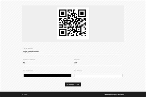 Gerador De Qr Code Jair Deon Criação De Sites E Desenvolvimento De
