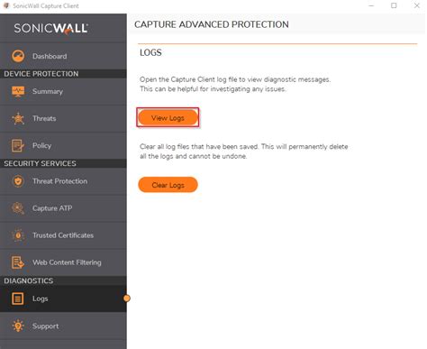 How To Enable Firewall Alerts In The Capture Client Endpoint Devices