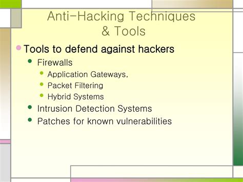 Ppt Enhancing Cybersecurity Threats Techniques And Tools Powerpoint