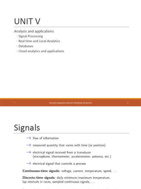 Digital Signal Processing Fundamentals 1 Pdf Digital Signal