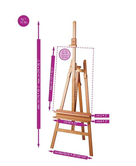 Mabef Inclinable Lyre Easel Macys