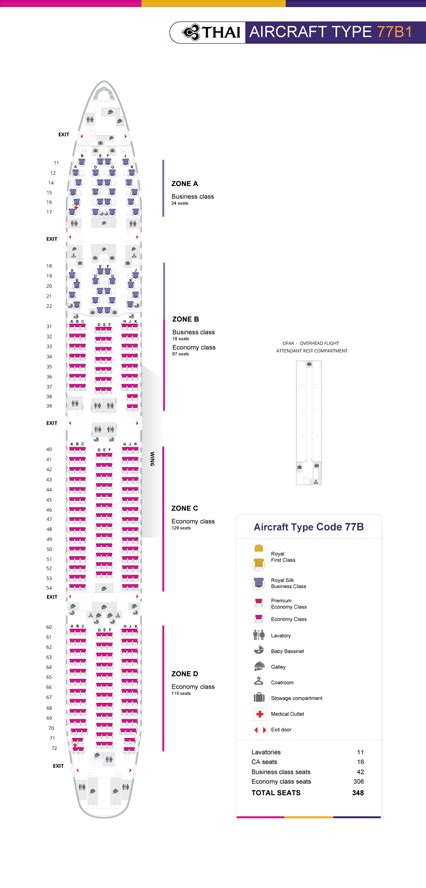 Boeing 777 300er Our Aircraft Thai Airways