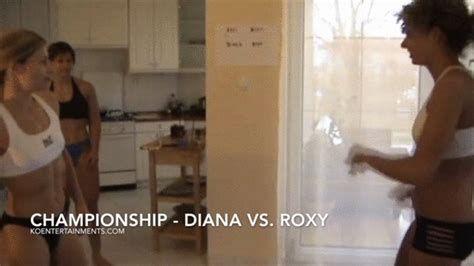 Championship Diana Vs Roxy European Female Fight Club Clips4sale