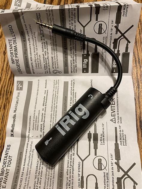 Irig Guitar Effects Interface Adapter Converter Link For Reverb