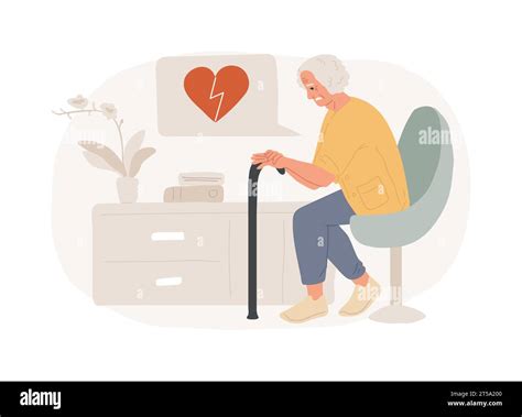 Social Isolation Isolated Concept Vector Illustration Social
