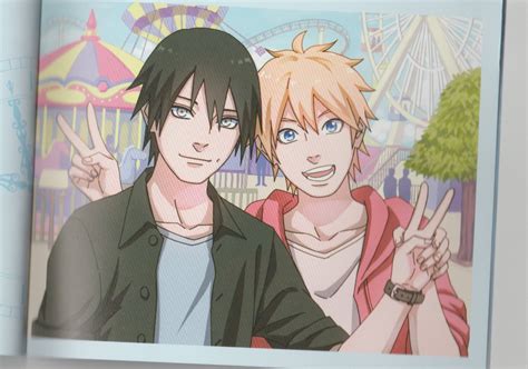 투디갤 이 일러 걍 나루토 사스케 그 자체네