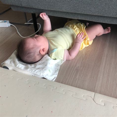 생후130일 140일 아기 발달 과정4개월 네이버 블로그