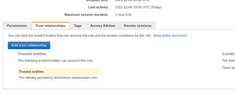 creating a scheduled query in aws timestream you need a role james