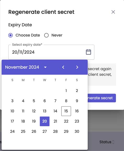 generate secret and token