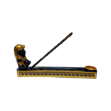 Incensário Canoa Farao Preto Kalan Presentes