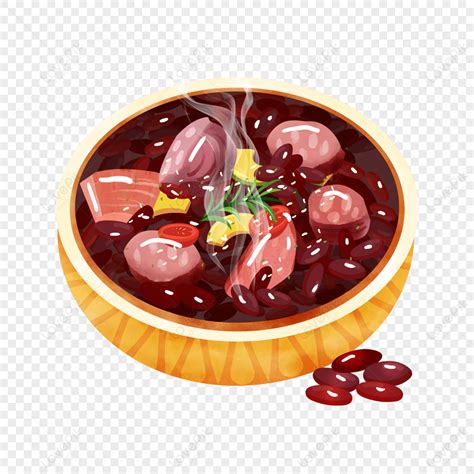 브라질 국민 요리 Feijoada 수채화 일러스트 풍의 뜨거운전통적인건강 Png 일러스트 무료 다운로드 Lovepik