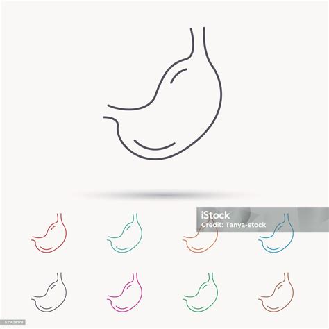 위 아이콘크기 Gastroscopy 건강 팻말 건강관리와 의술에 대한 스톡 벡터 아트 및 기타 이미지 건강관리와 의술 곧은