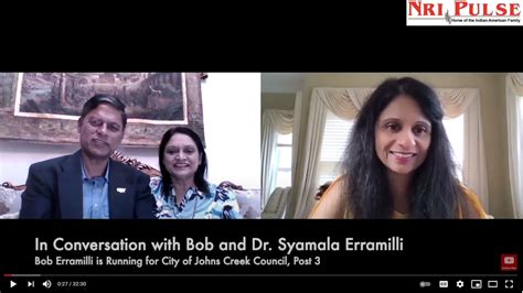 Conversation With Johns Creek City Council Candidate Bob Erramilli Nri Pulse