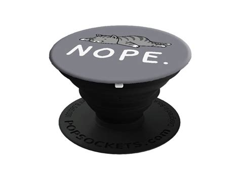 Nope Cat Popsocket