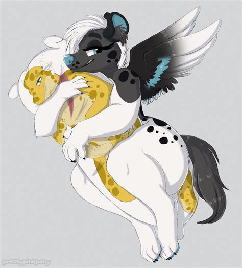 Rule 34 Cuddling Dakimakura Design Erection Female Furry Grin Hybrid Hyena Magpiehyena