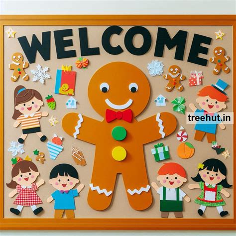 Gingerbread Man Bulletin Board Ideas Door Decor Hallway Display And Classroom Games And