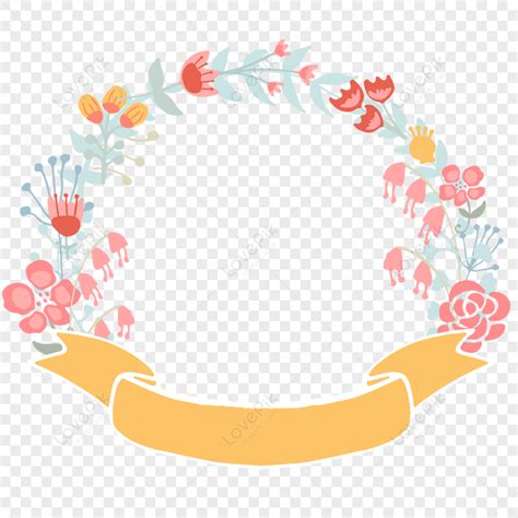 화환 리본 Png 일러스트 무료 다운로드 Lovepik