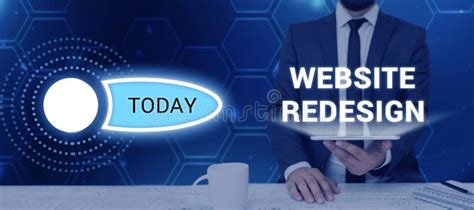 Text Showing Inspiration Website Redesign Business Concept Modernize
