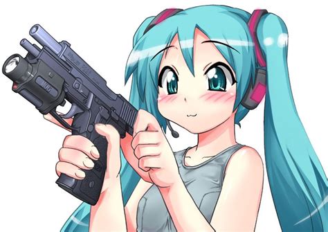 初音ミク ミクさんとP226 はせ裕のイラスト