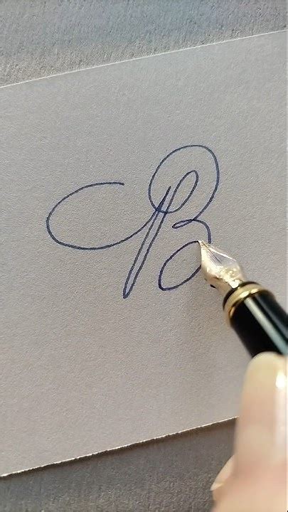 Письмо от руки почерк перьевой ручкой буква В Youtube