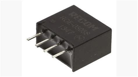 módulo isolado conversor cc cc roe 0505s 1w sip 4 pth