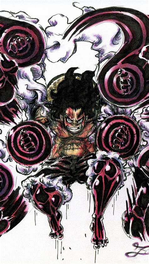 Luffy Gear 4th Snake Man Wallpaper